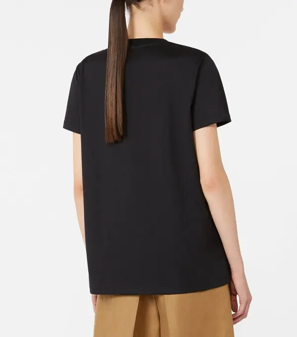 Max Mara Cotton Jersey T-shirt - Black