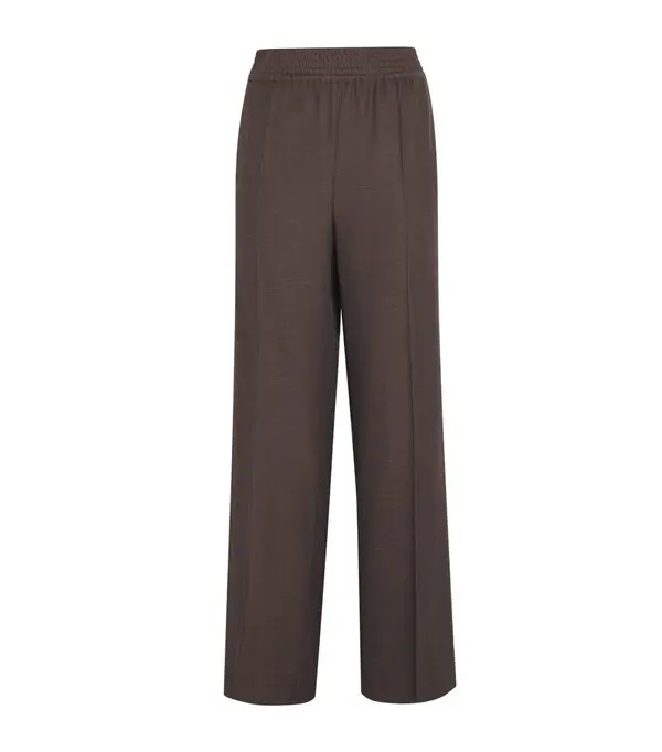 HERSKIND Tailored Straight Leg Trousers - Brown