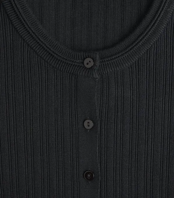 HERSKIND Rib-knit Brooks Cardigan