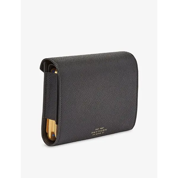 Smythson Panama Double Leather Playing Cards Case