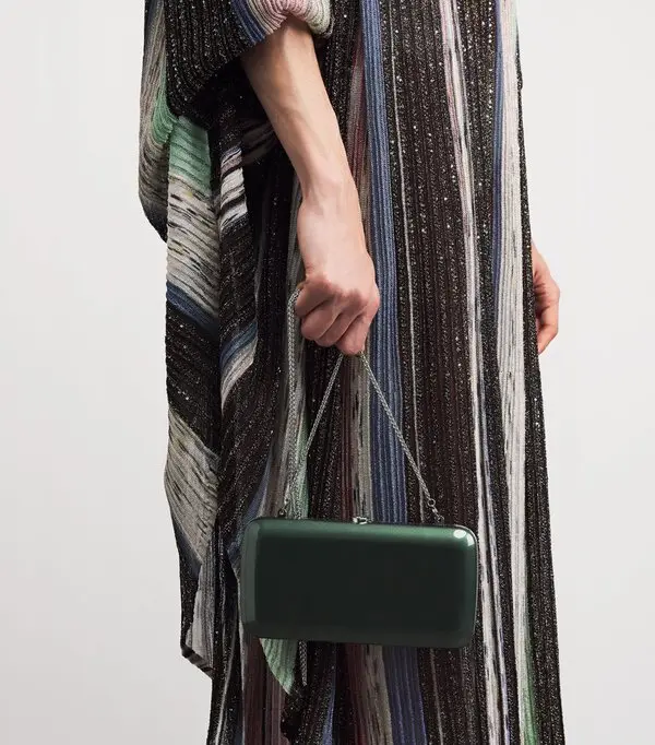 Jeffrey Levinson Finley Mirrored Clutch