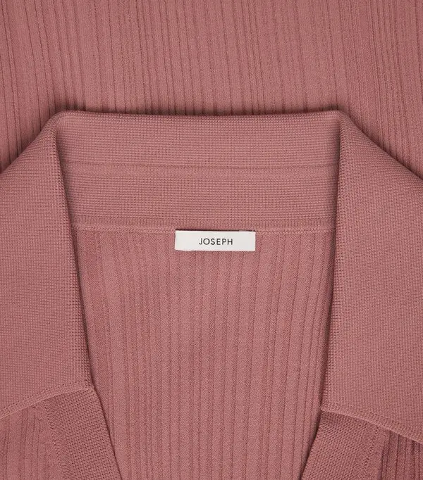 JOSEPH Plissé Chelia Top - Pink