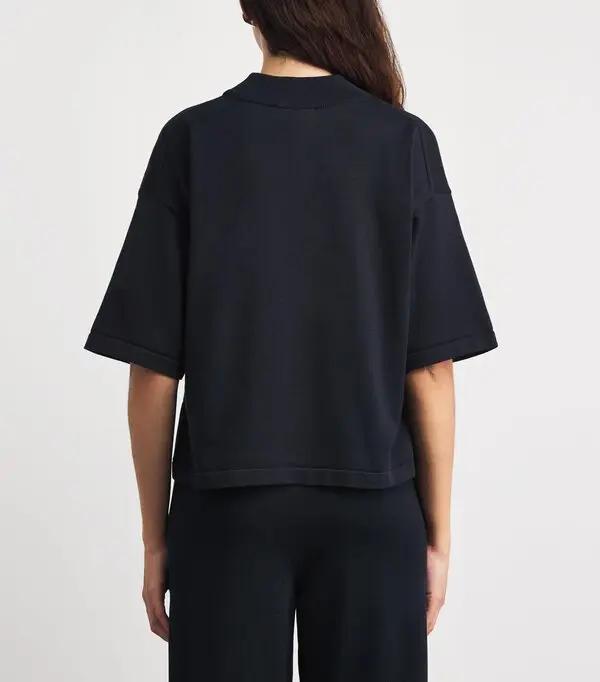 Falke Silk-cotton Mock-neck Top