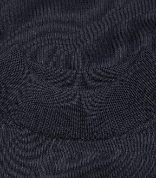 Falke Silk-cotton Mock-neck Top