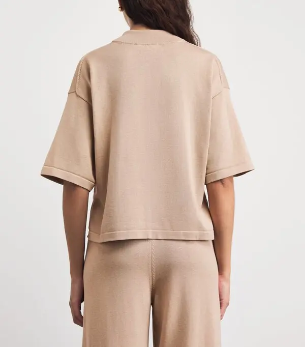 Falke Silk-cotton Mock-neck Top