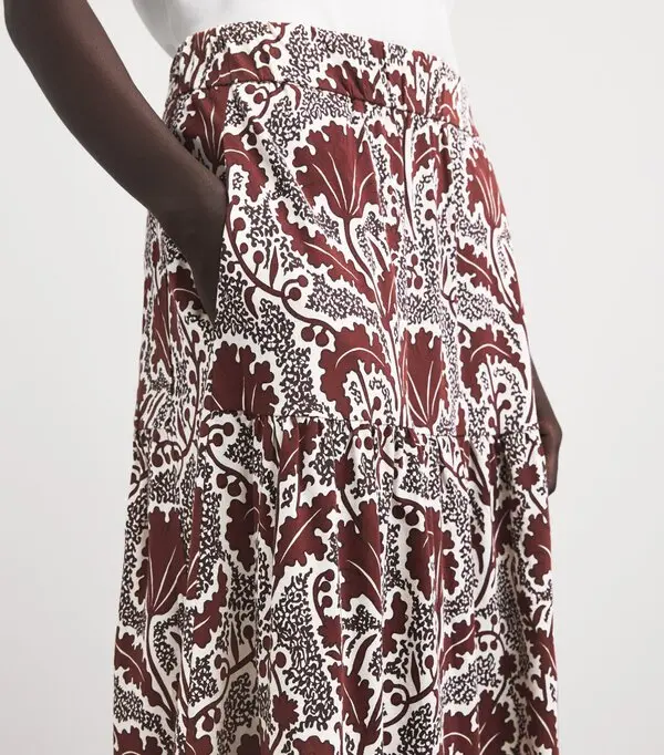 ME+EM Wildflowers Midi Skirt