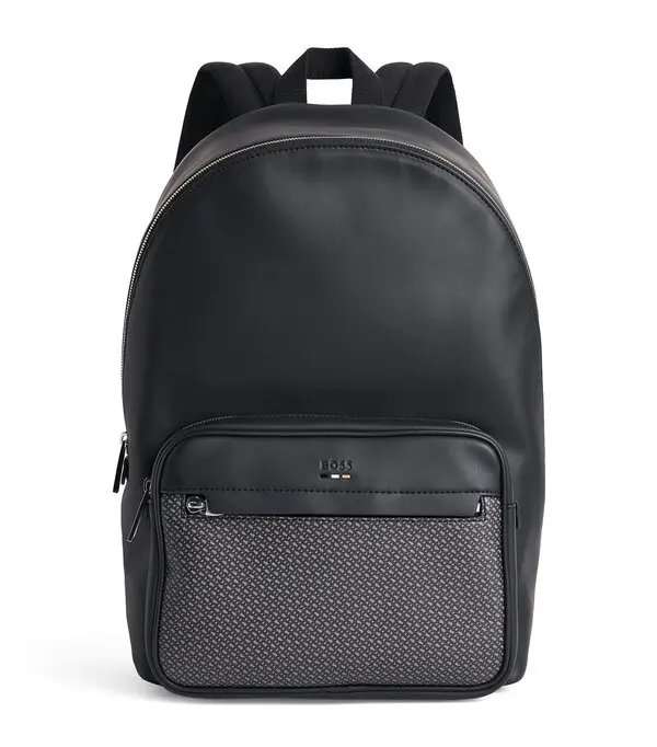 BOSS Monogram Backpack - Black