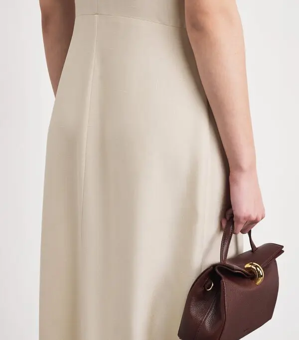 RETORI Silk Wrap Maxi Dress
