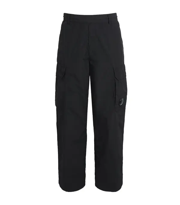 C.P. COMPANY Lens Cargo Trousers - Black