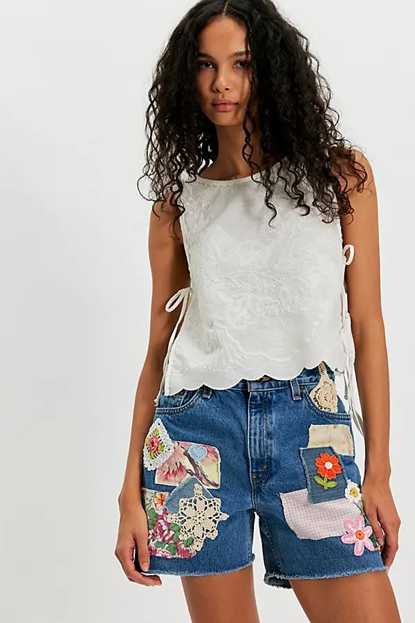 RILEY VINTAGE Crochet Canyon Shorts