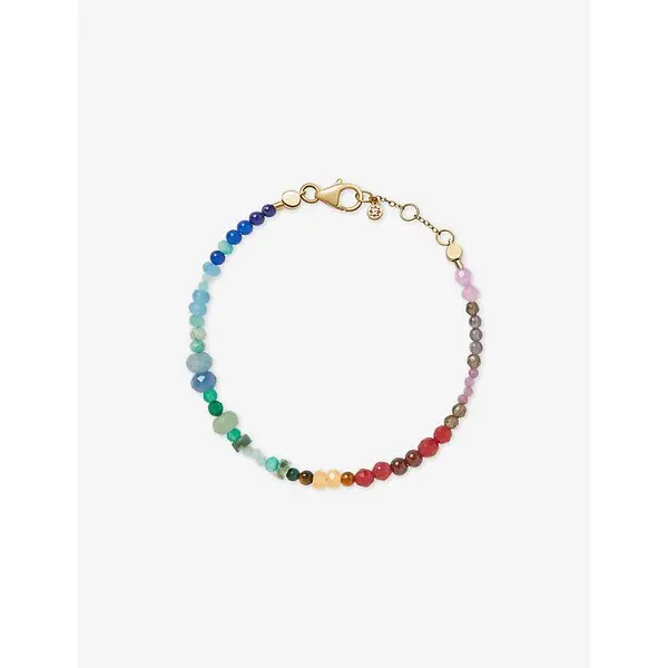 Astley Clarke Second Chance Rainbow Gemstone Bracelet - Yellow Gold Vermeil