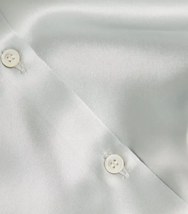 LAURA PITHARAS Silk Neck-tie Shirt
