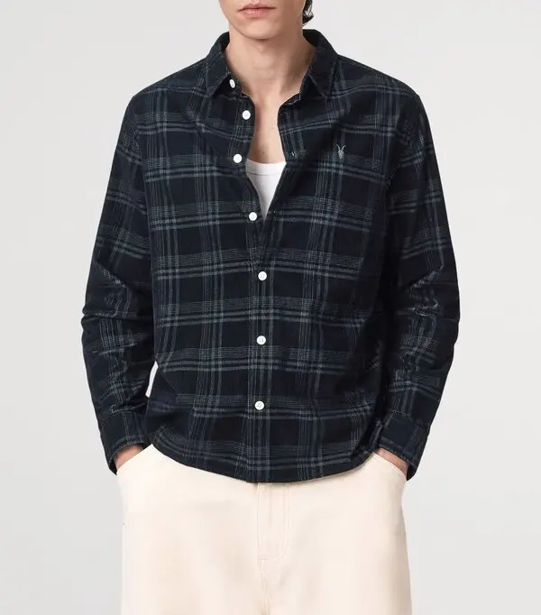 ALLSAINTS Organic Cotton Check Rockley Shirt