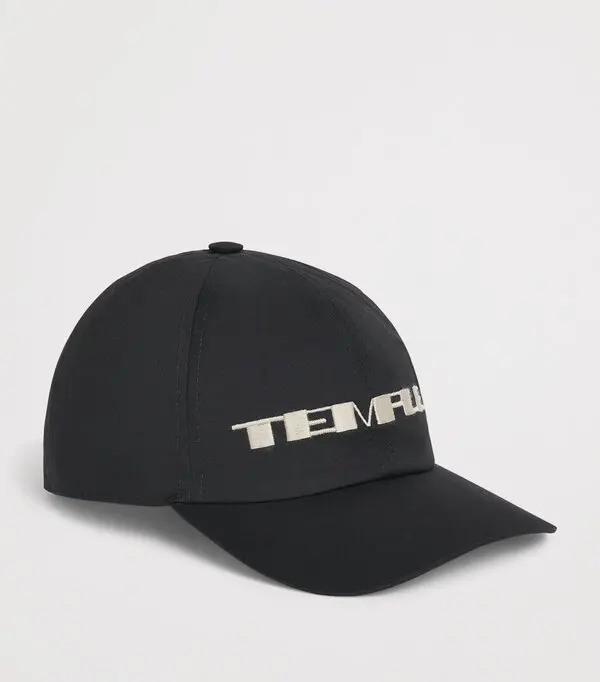 Rick Owens Temple Baseball Cap - Black