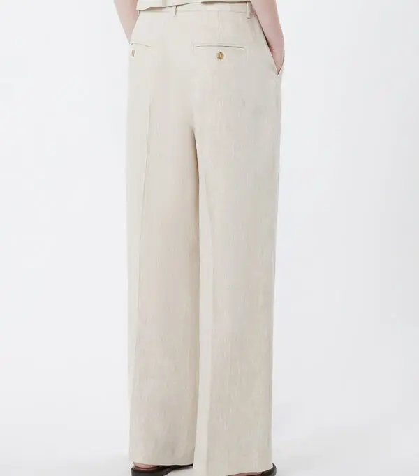 Max Mara Linen Wide-leg Trousers