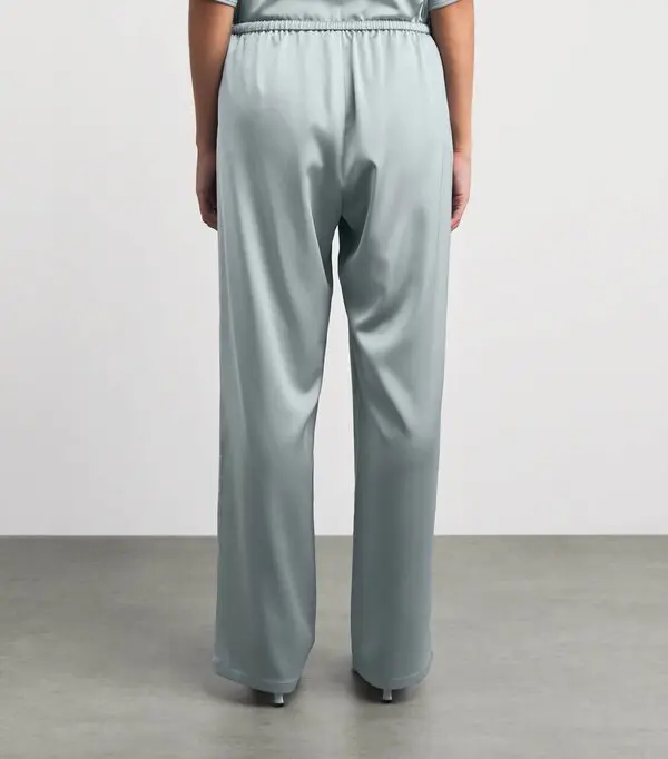 Stylein Meike Wide-leg Trousers - Blue