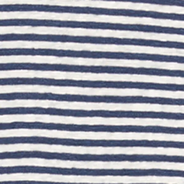 Max Mara Linen-blend Striped T-shirt - Blue