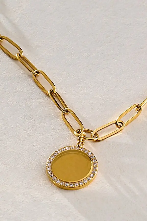 BRENDA GRANDS Paperclip Chain Necklace