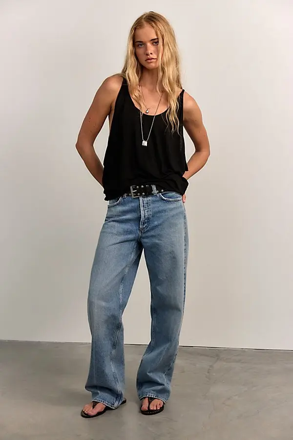 Free People We The Free Shoreside Tank - Black