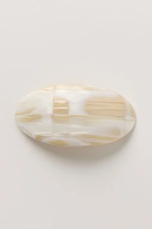 Free People Brielle Acetate Barrette - Cream