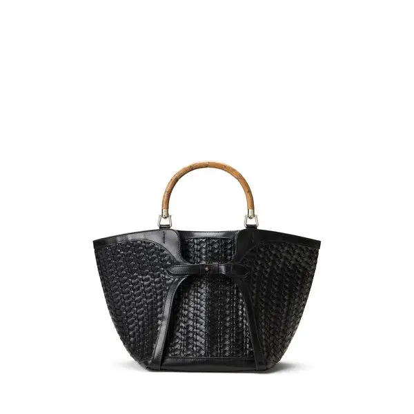 Ralph Lauren The Braided Leather Tote