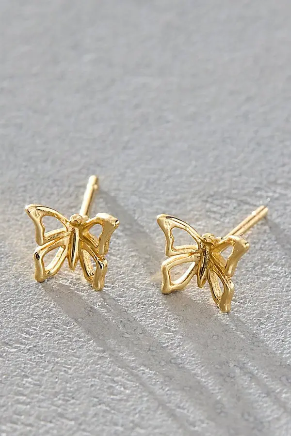 MAURA GREEN Stud Earrings - Mini Butterflies