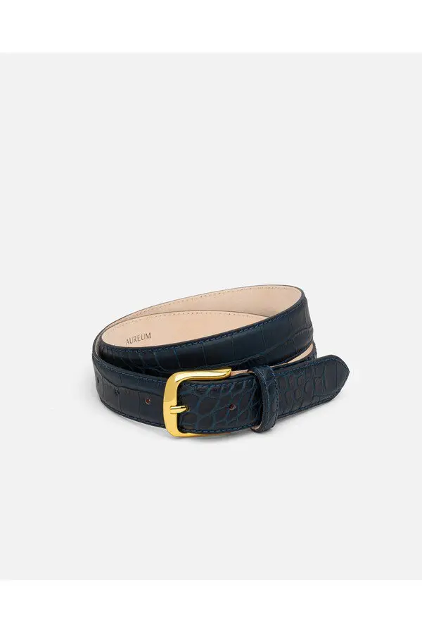 AUREUM No. 4 Belt - Navy