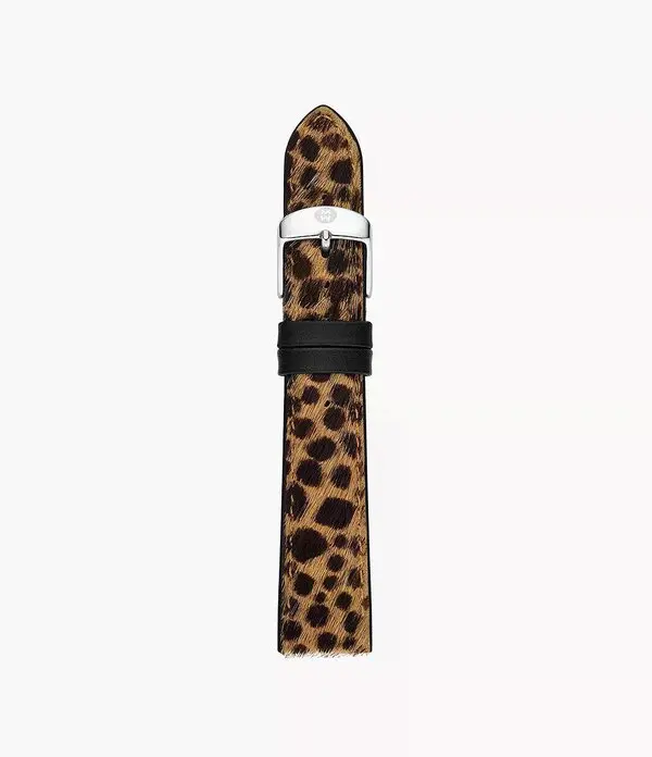 Michele 16mm Leopard Print Strap - Animal Print