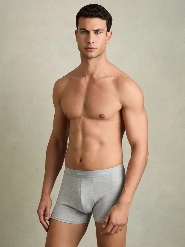 REISS Heller Stretch-cotton Logo-waistband Boxers 3 Pack