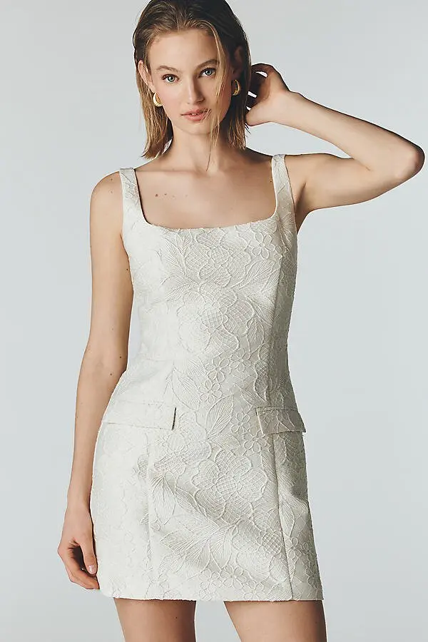 Amanda Uprichard Isabella Sleeveless Mini Dress