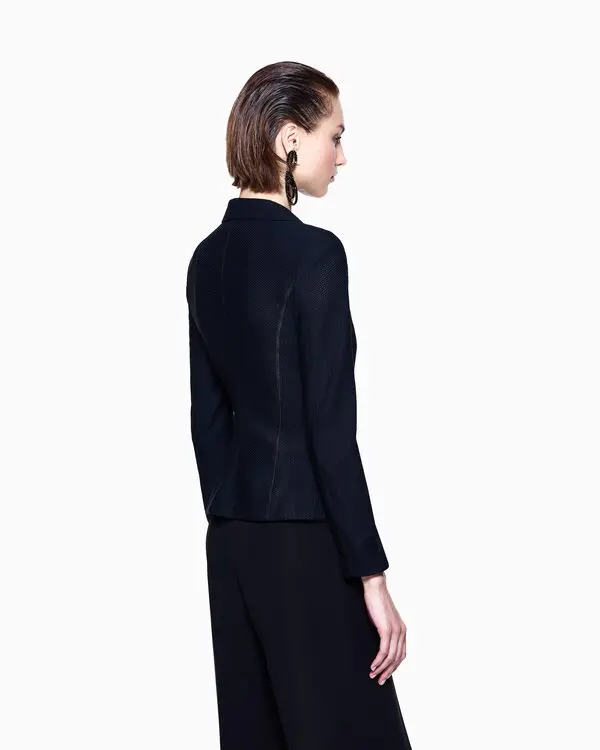 Giorgio Armani Stretch Jersey Single-breasted Jacket