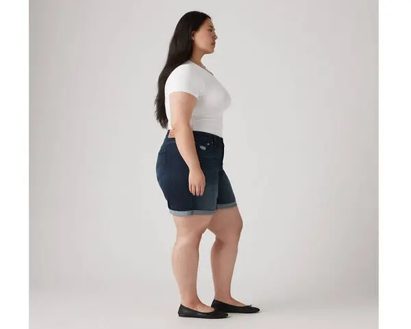 LEVI'S Mid-length Denim Shorts - Young And Old Plus