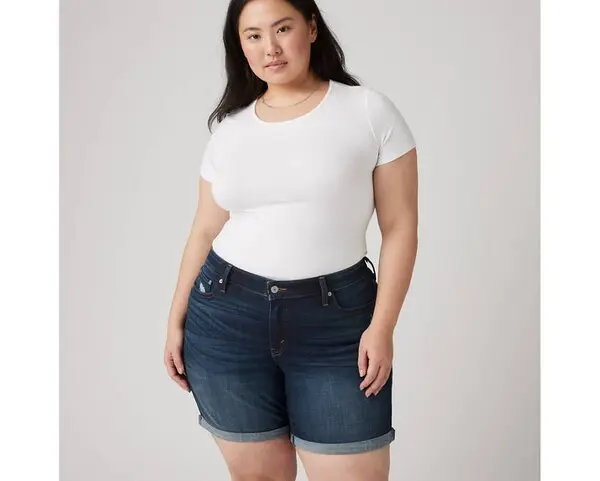 LEVI'S Mid-length Denim Shorts - Young And Old Plus