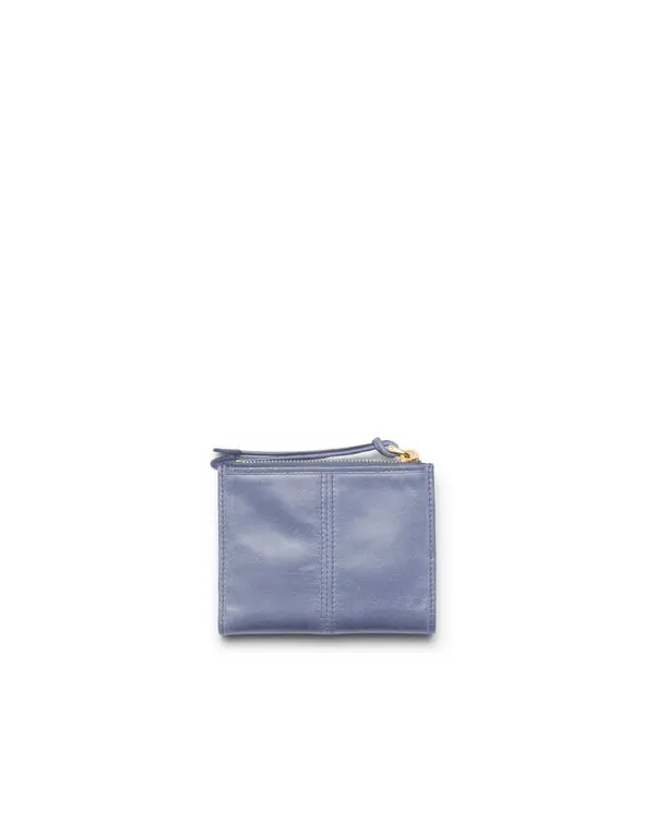 Prada Small Leather Wallet - Blue