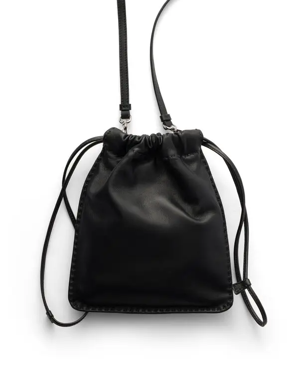 Prada Nappa Leather Smartphone Pouch - Black