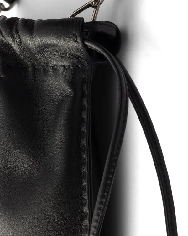 Prada Nappa Leather Smartphone Pouch - Black
