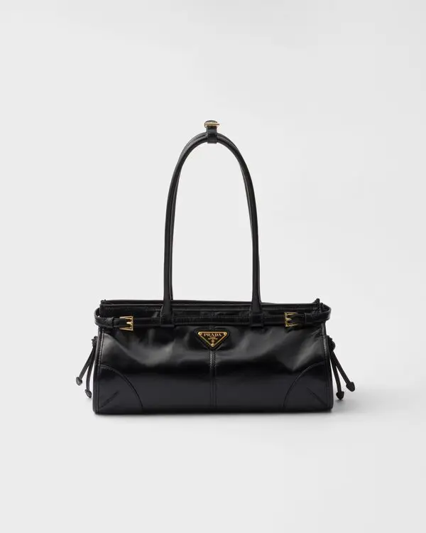 Prada Leather Handbag - Black