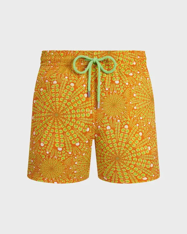 Vilebrequin Stretch Short Swim Trunks - Orange