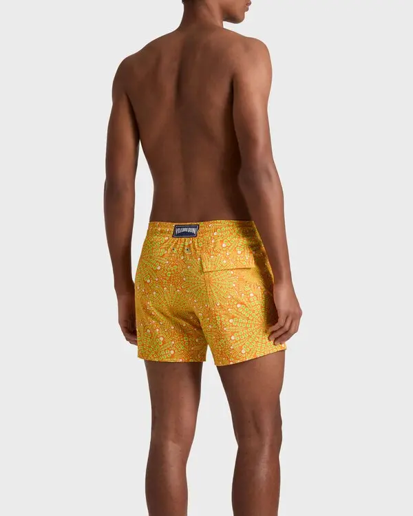 Vilebrequin Stretch Short Swim Trunks - Orange