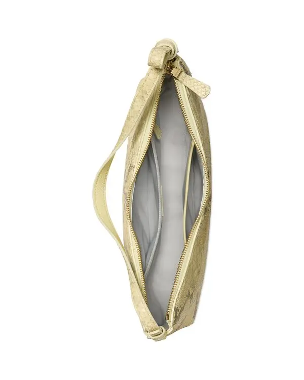 Kate Spade New York Embossed Leather Shoulder Bag - Pale Citron