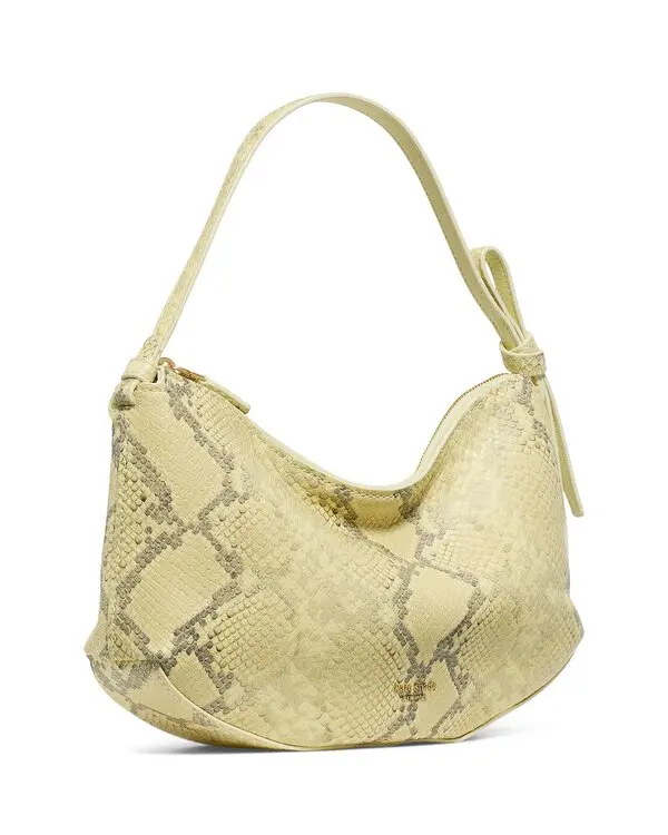 Kate Spade New York Embossed Leather Shoulder Bag - Pale Citron