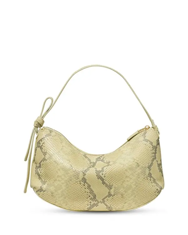 Kate Spade New York Embossed Leather Shoulder Bag - Pale Citron