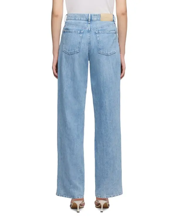 7 For All Mankind High-rise Stovepipe Straight Jeans