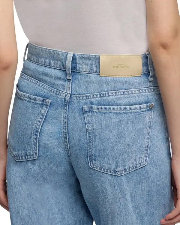 7 For All Mankind High-rise Stovepipe Straight Jeans