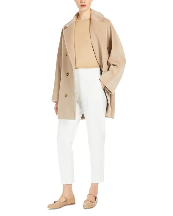 Max Mara Rebus Short Coat - Ecru