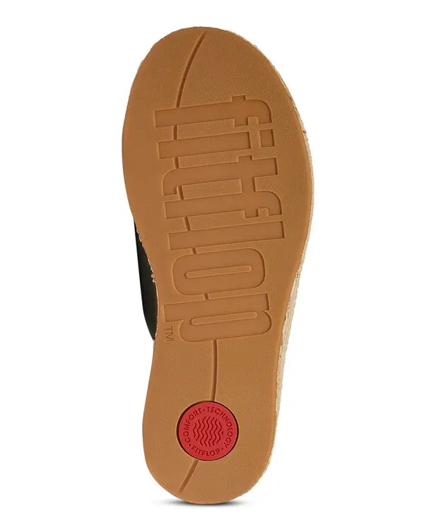 Fitflop Suede Espadrille Platform Sandals