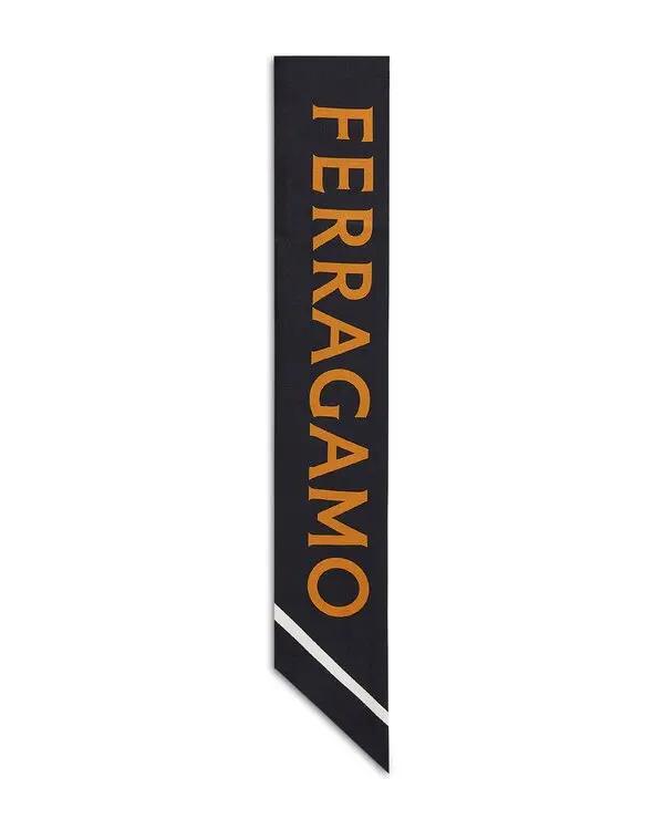 FERRAGAMO Gaia Silk Bandeau Scarf