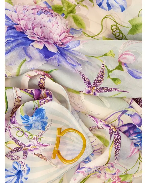 FERRAGAMO Gaia Silk Scarf
