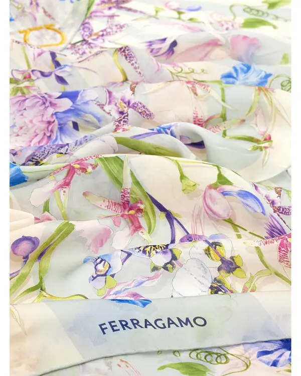 FERRAGAMO Gaia Silk Scarf