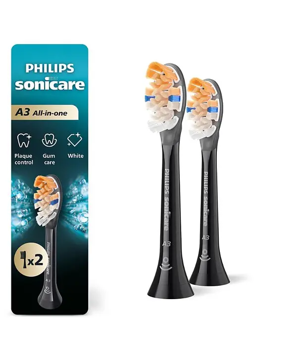 PHILIPS Sonicare All-in-one A3 Toothbrush Heads - Black